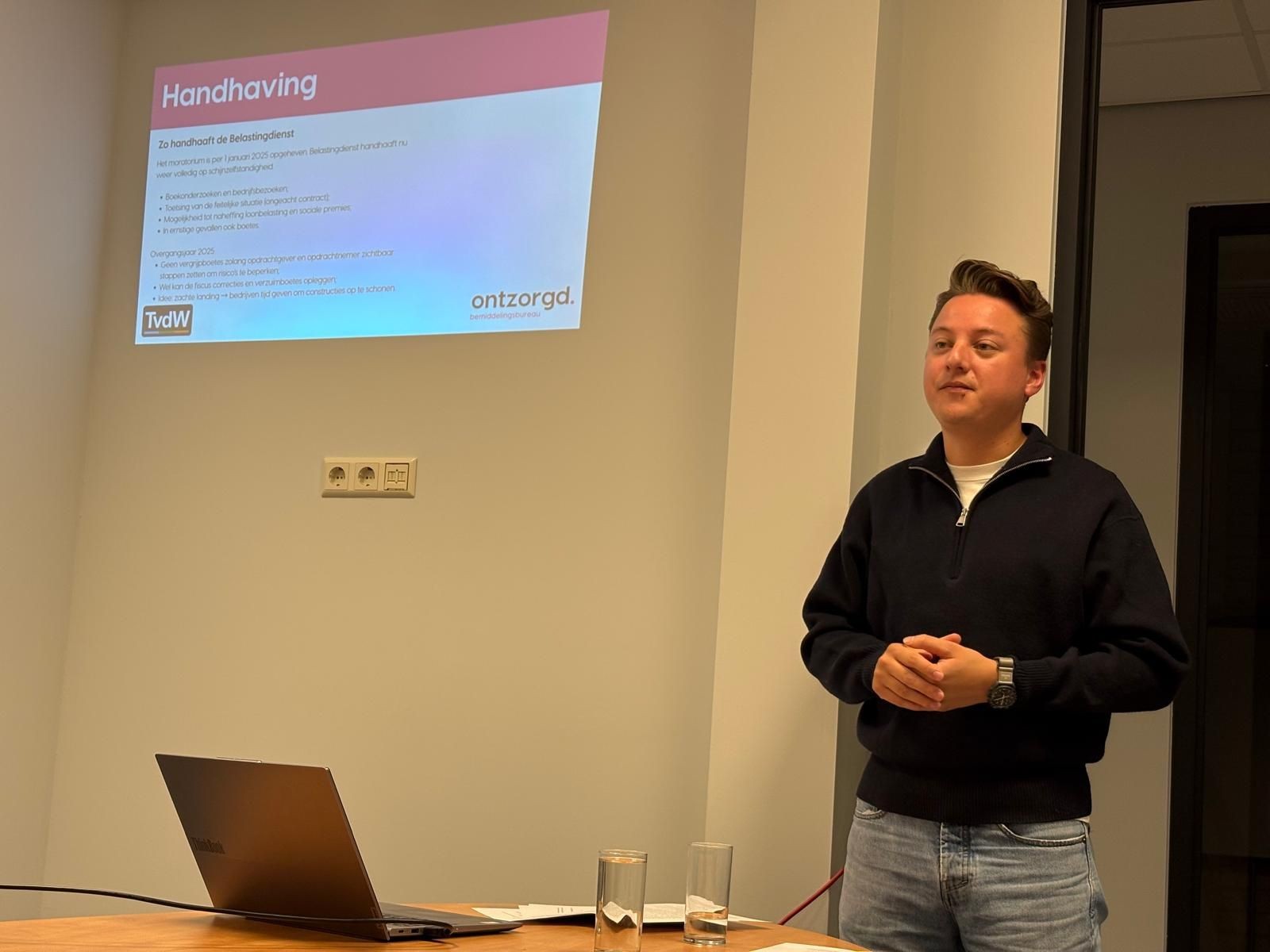 TvdW - Terugblik: Workshop Wet DBA voor onze klanten - TvdW